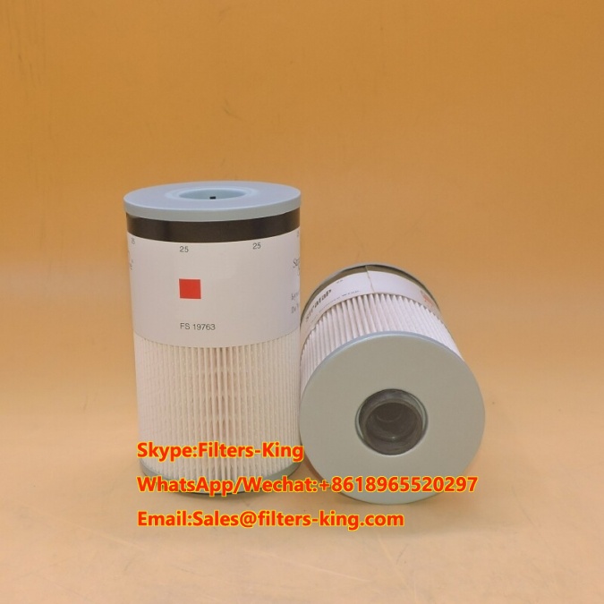 Separador De água Combustível FS19763 Para Cummins Fleetguard ...